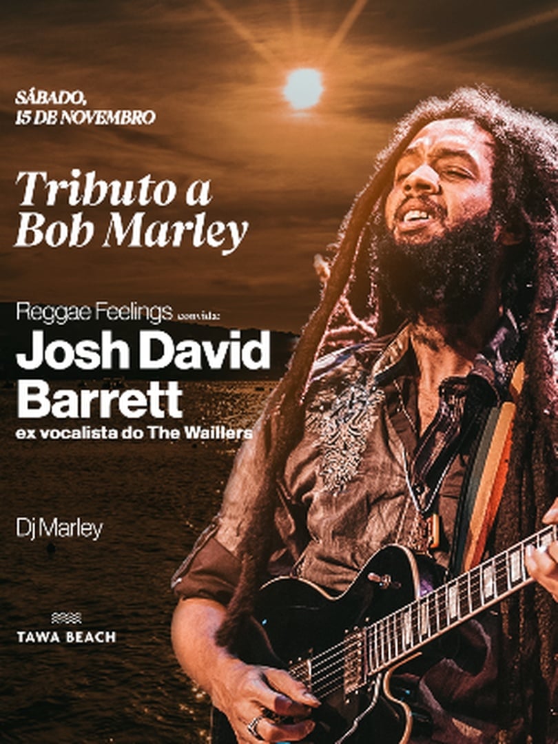 Josh David Barrett & Reggae Feelings no Tawa Beach em Armação dos ...